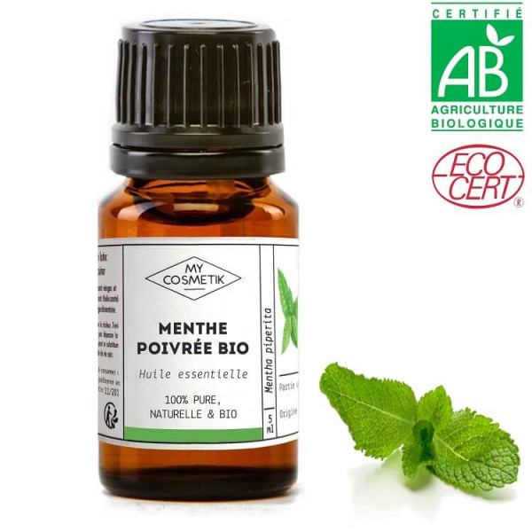 Huile essentielle de Menthe poivrée inde BIO: propriétés et usages